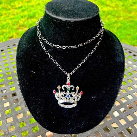 Jewelry | Crown Long Necklace | Poshmark